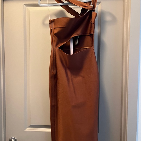 House of CB | Dresses | House Of Cb Aina Rust | Poshmark